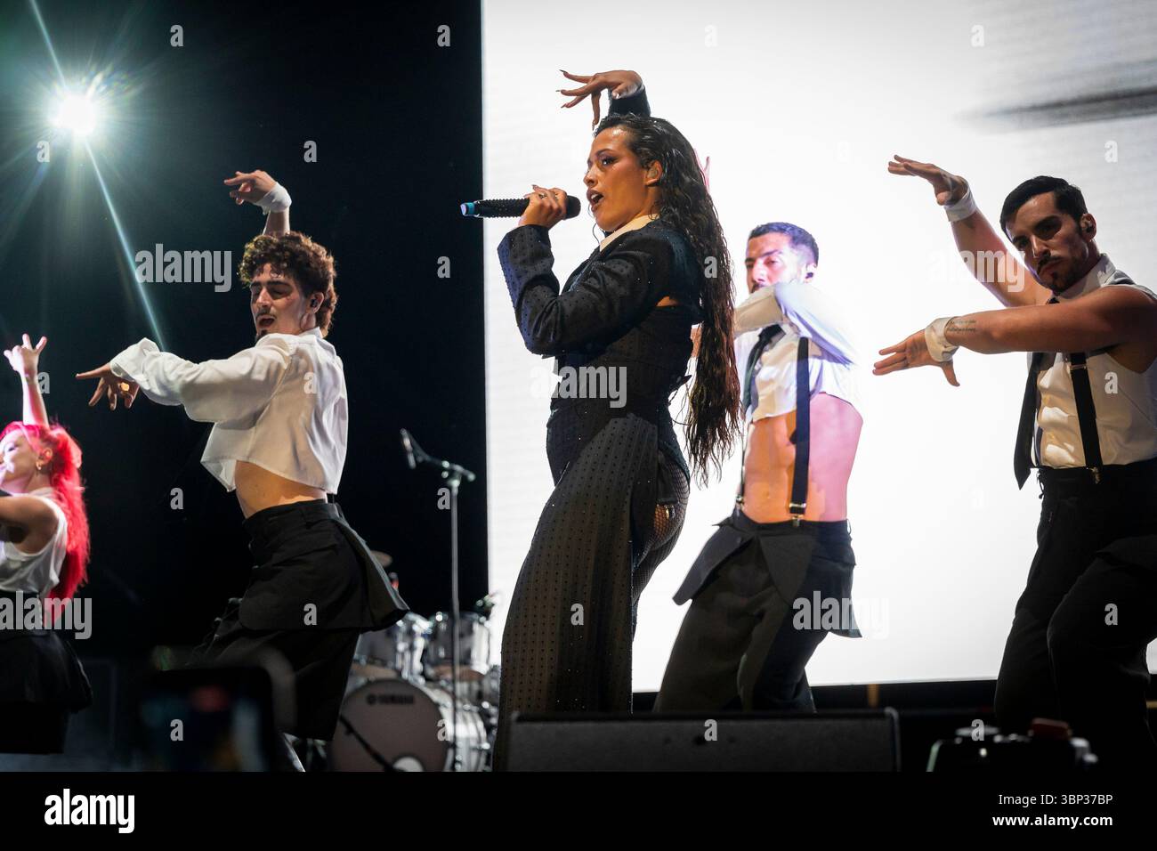 Madrid, Spain. 04th July, 2025. Chanel performs during MADO 2025 at Plaza de España on July 5 ...