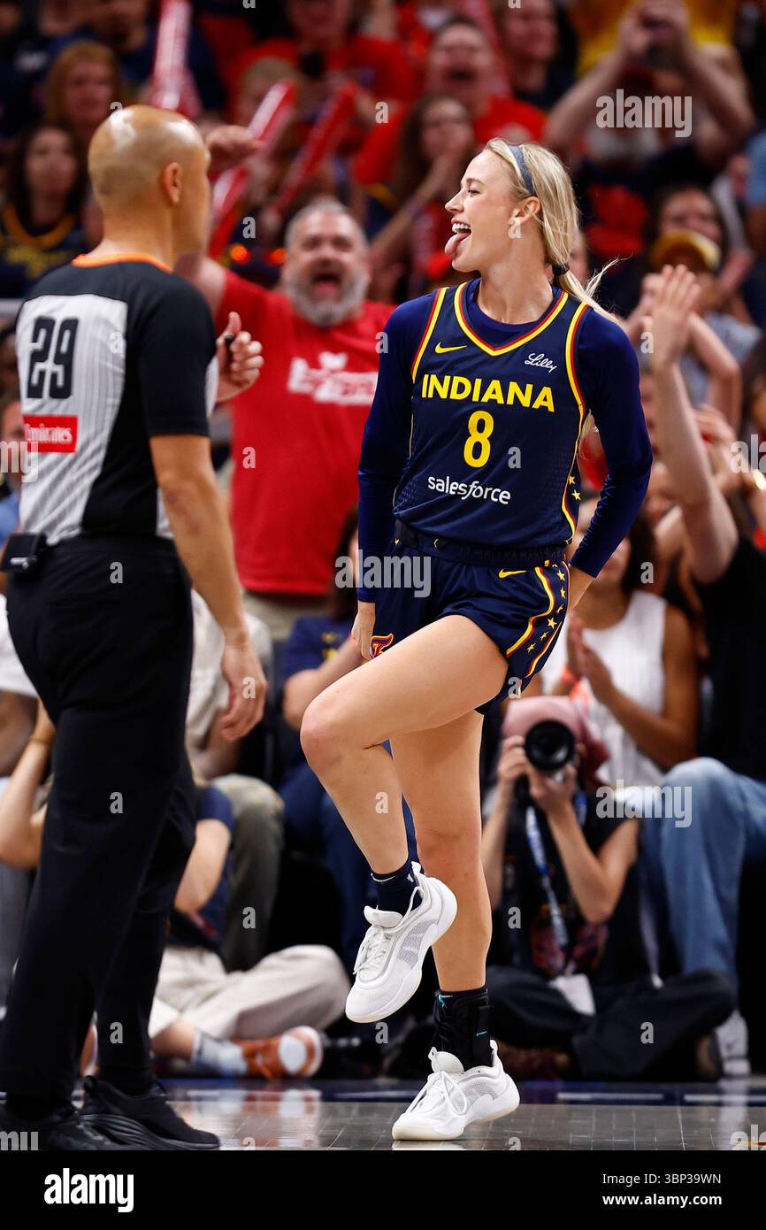 INDIANAPOLIS IN JULY 05 Indiana Fever Guard Sophie Cunningham 8