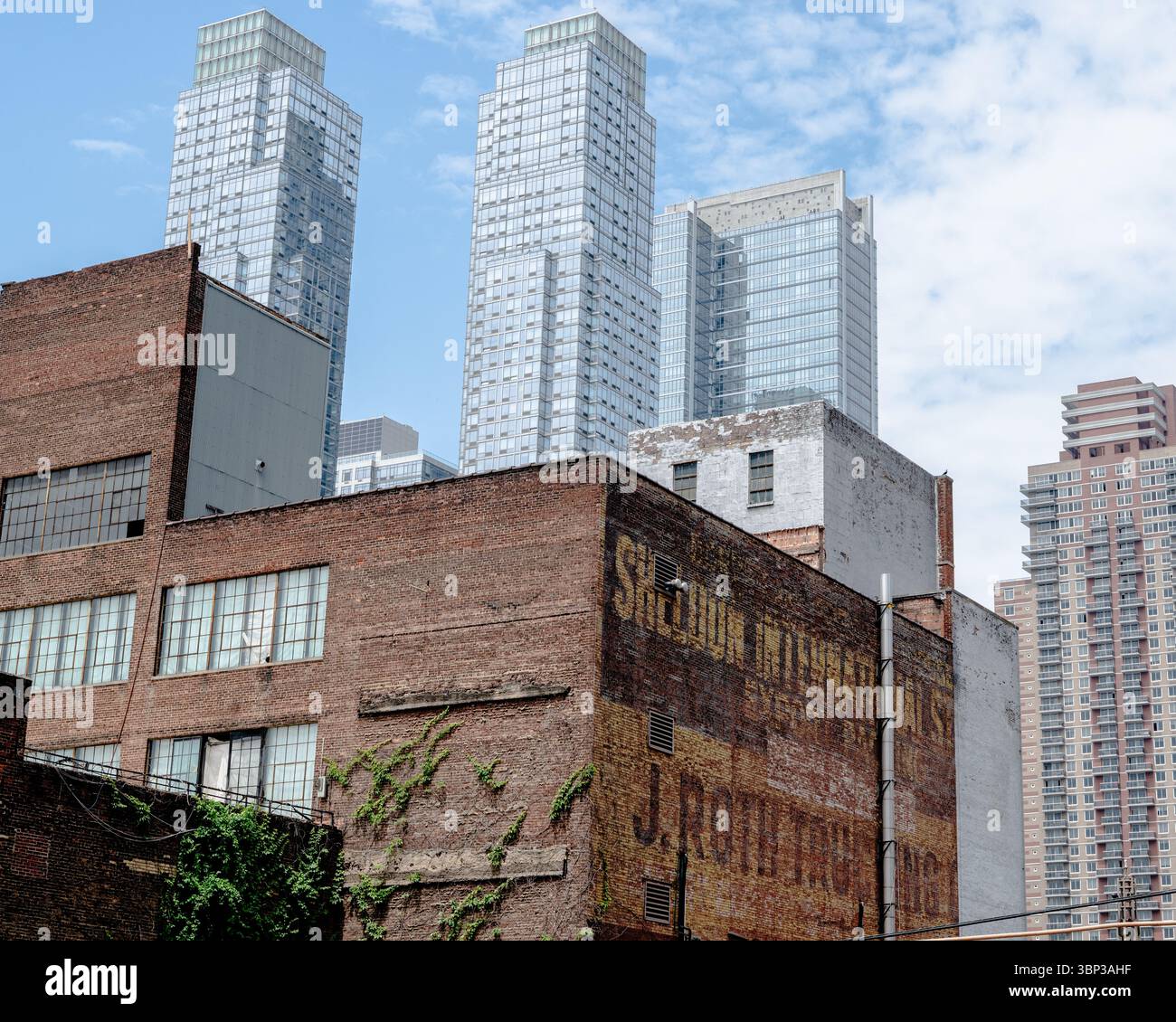 New York City skyscrapers skyline of Hudson Yards - iconic downtown ...