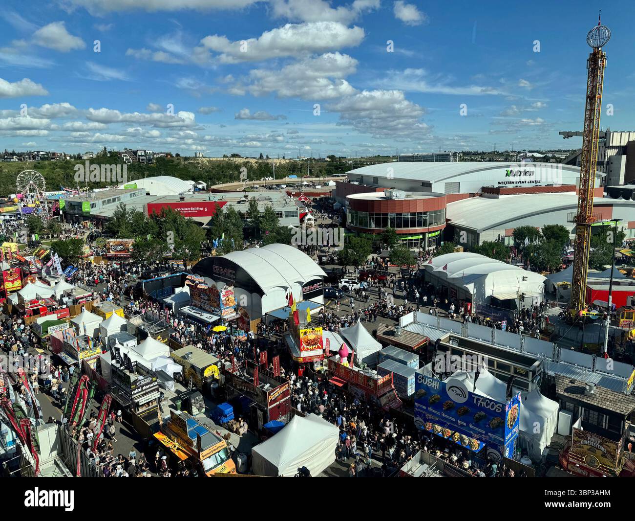 Atmosphere at the Calgary Rodeo during the Calgary Stampede on Saturday ...