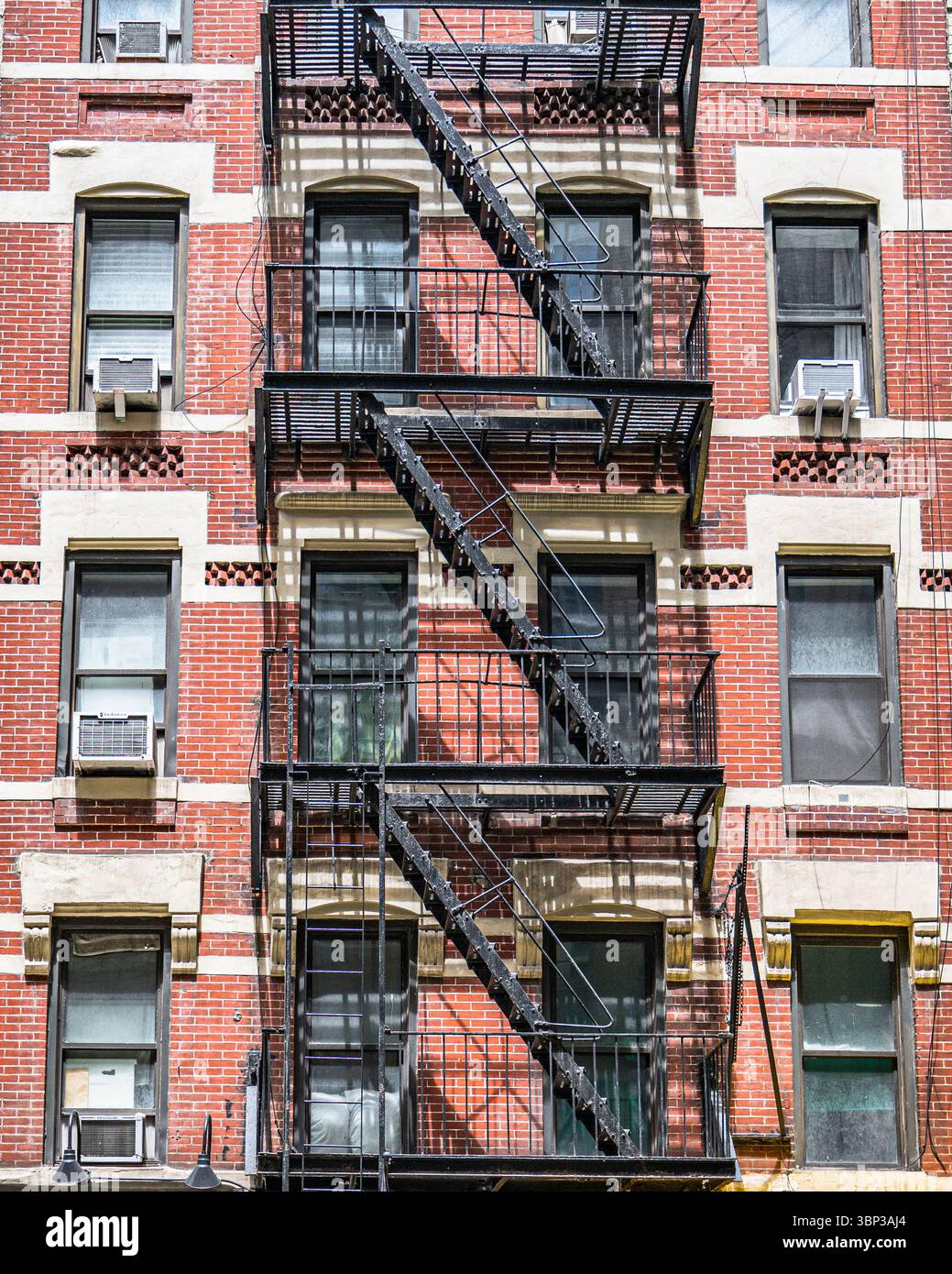 New York City fire escape ladders & street photography scenes - iconic ...