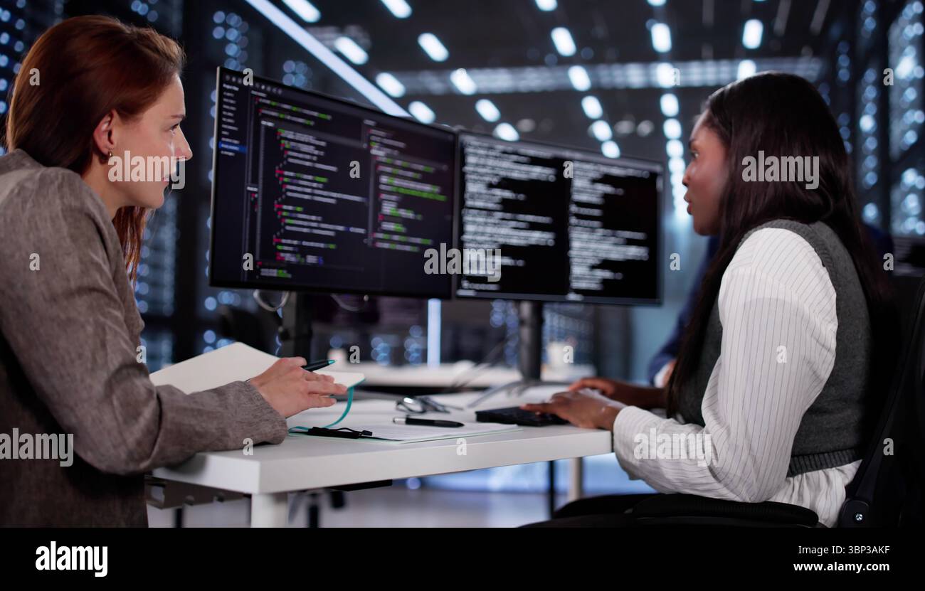 Diverse team software developers hi-res stock photography and images ...