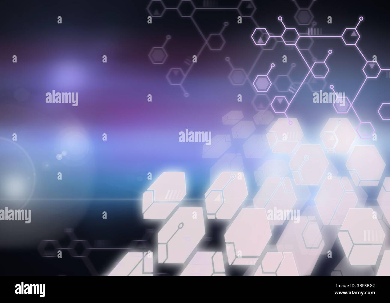 Abstract molecular structure background Stock Photo - Alamy