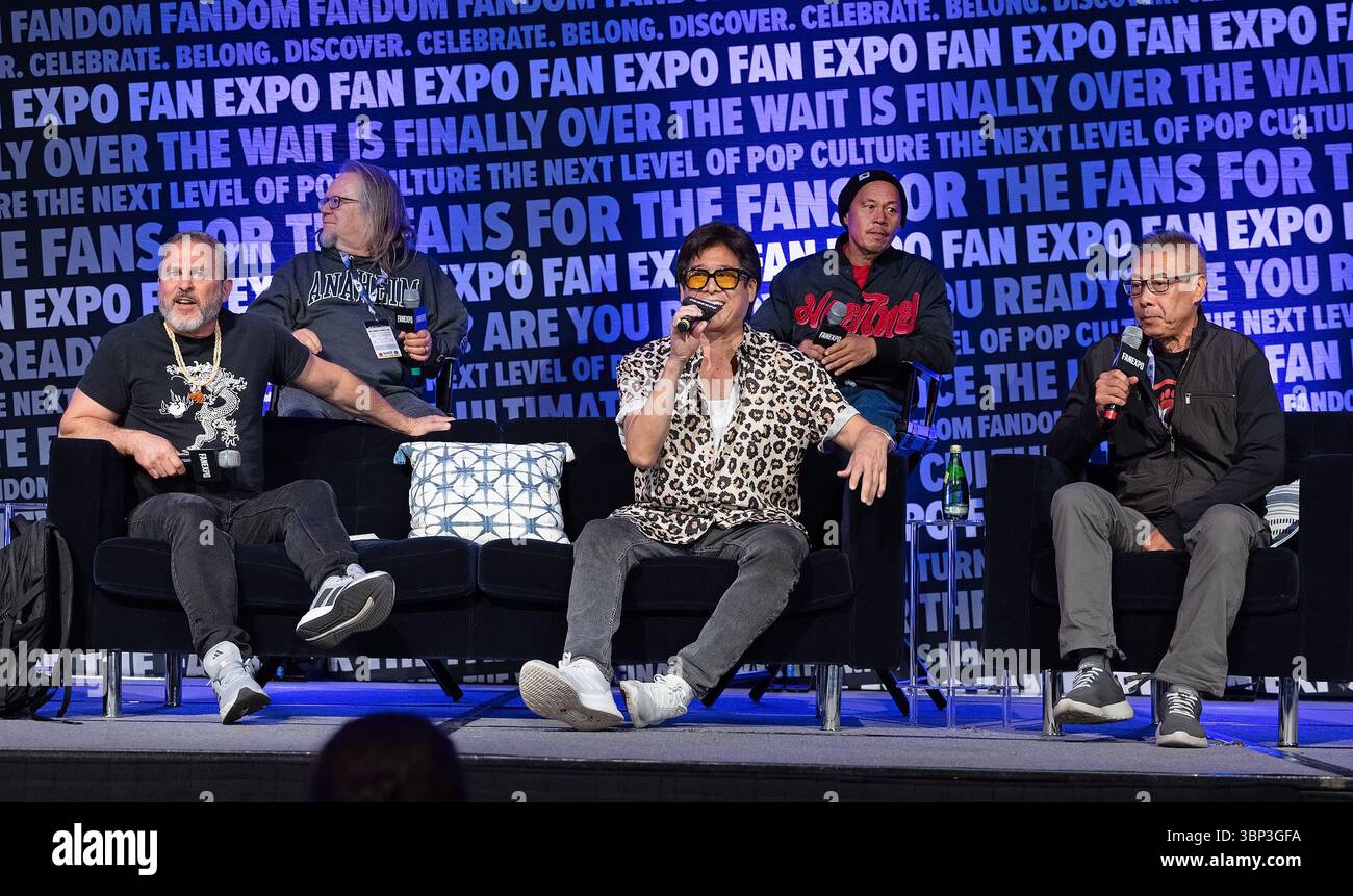 July 4, 2025, Denver, Colorado, USA: Ninja Turtles from left to right ...