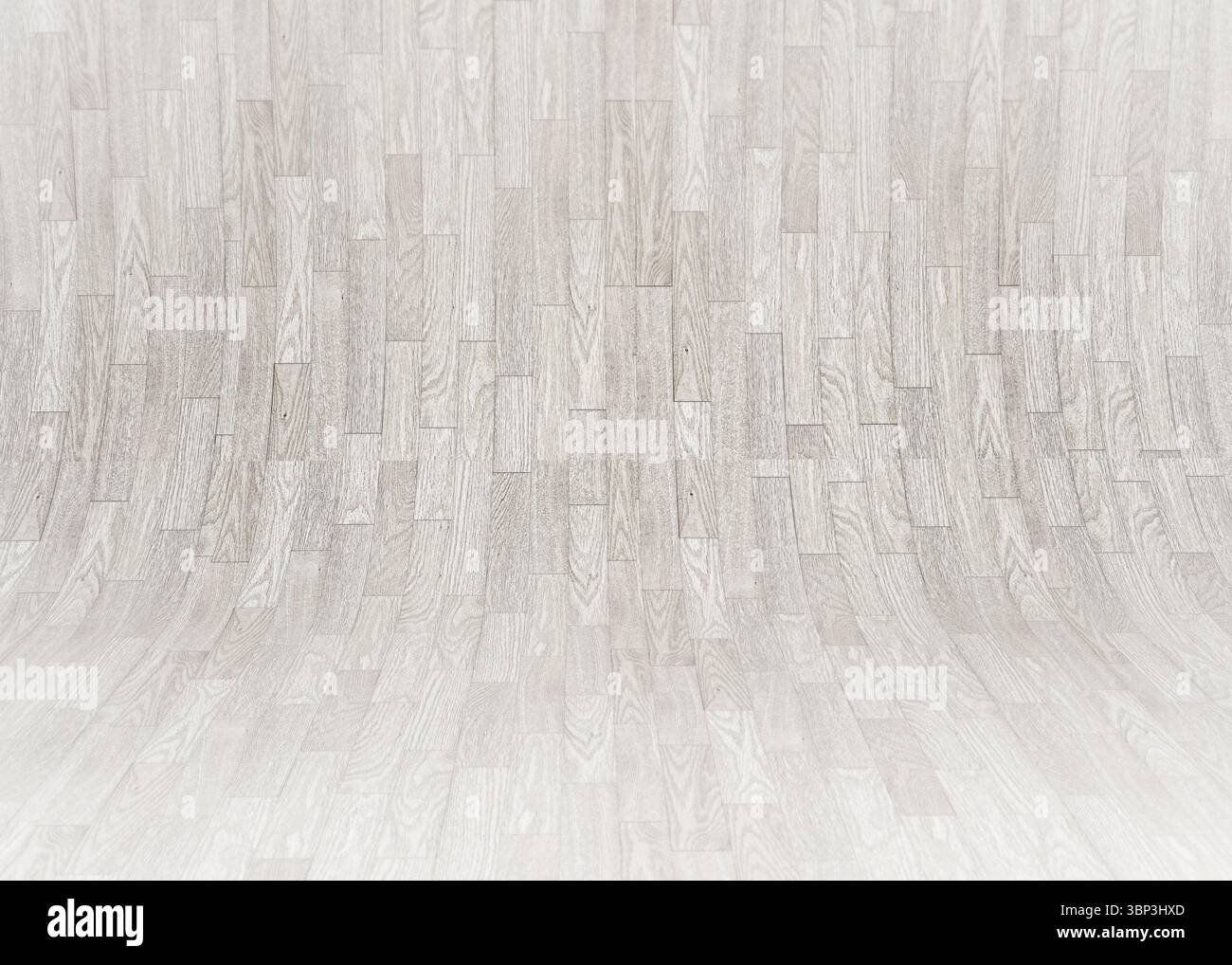 Flat design seamless curved light wood parquet is forming continuous ...