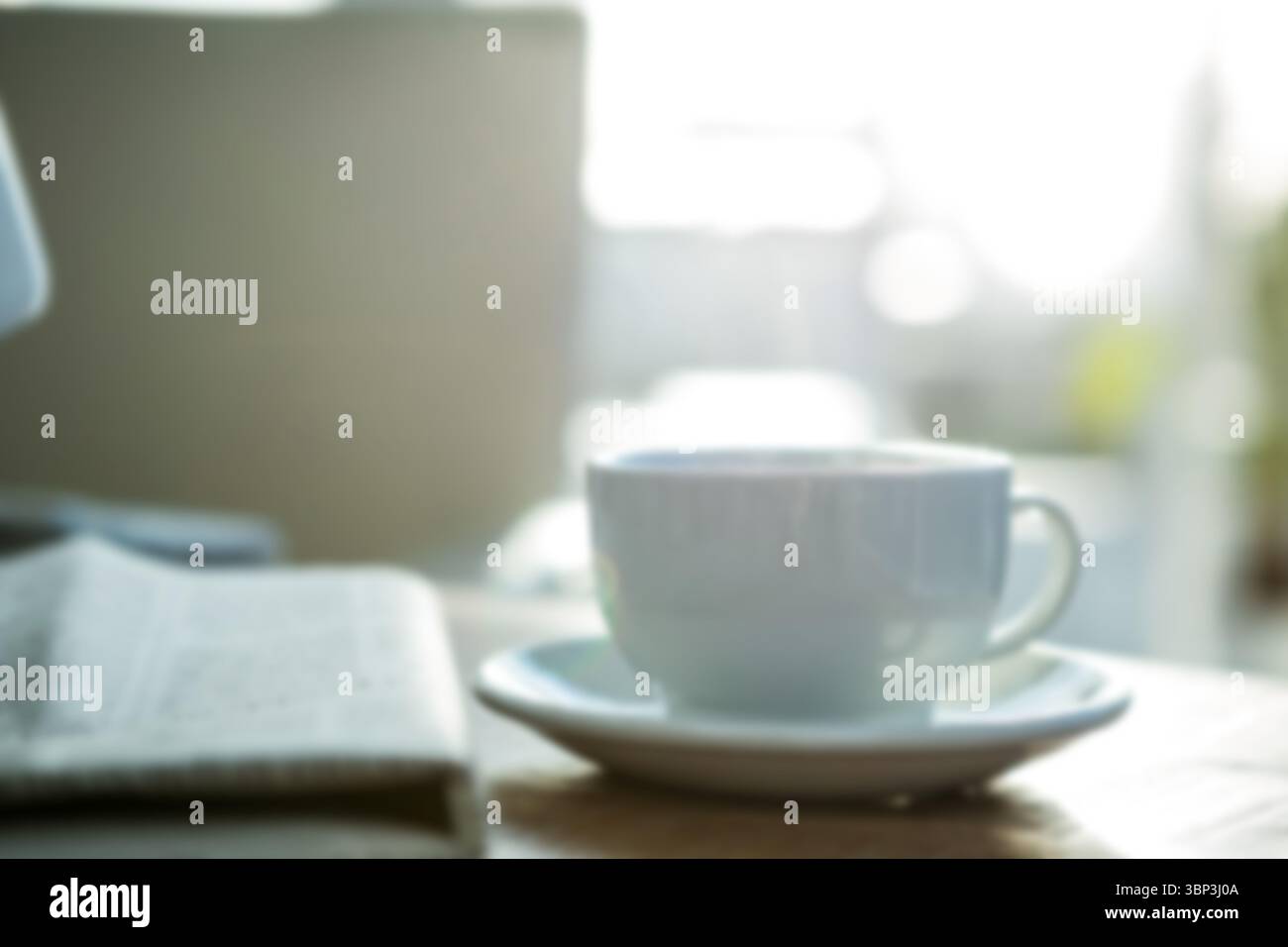 Office desk cup tea hi-res stock photography and images - Alamy