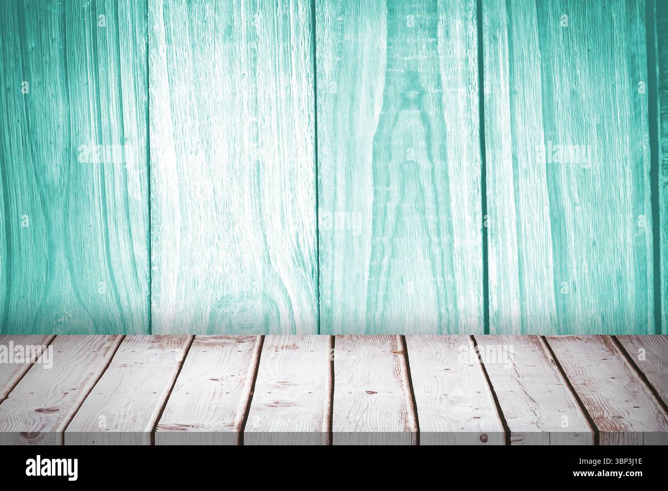 Rustic wooden tabletop is being shown in flat design studio scene, with ...