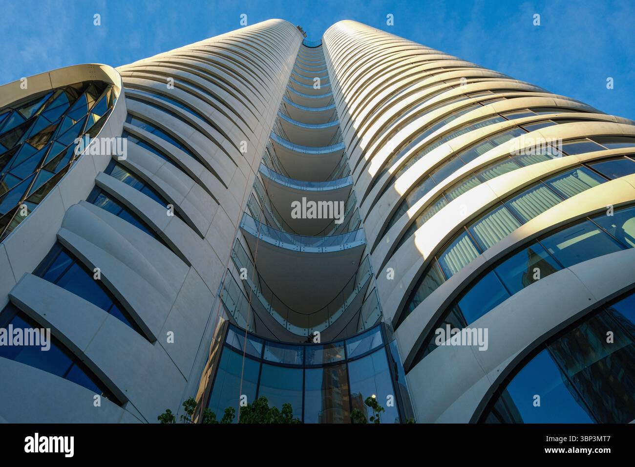 The unique architectural design of the Butterfly building, part of the ...