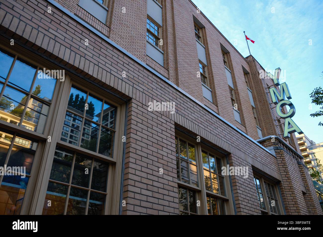 The Robert Lee YMCA along Burrard Street in downtown Vancouver, BC ...