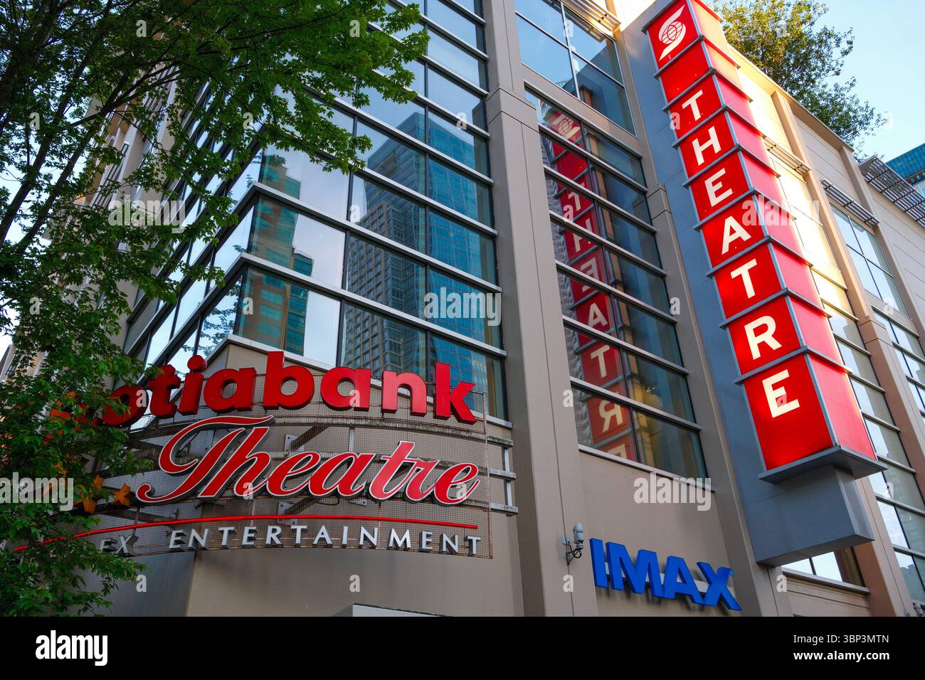 The Scotiabank IMAX Theatre at Burrard & Smithe Streets in downtown ...