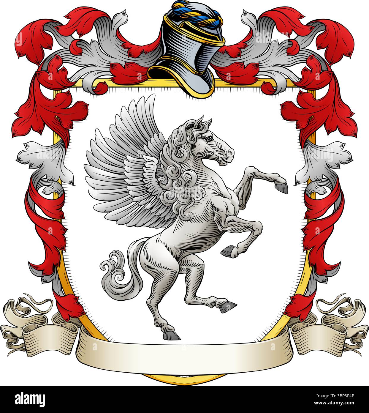 Pegasus emblem hi-res stock photography and images - Alamy