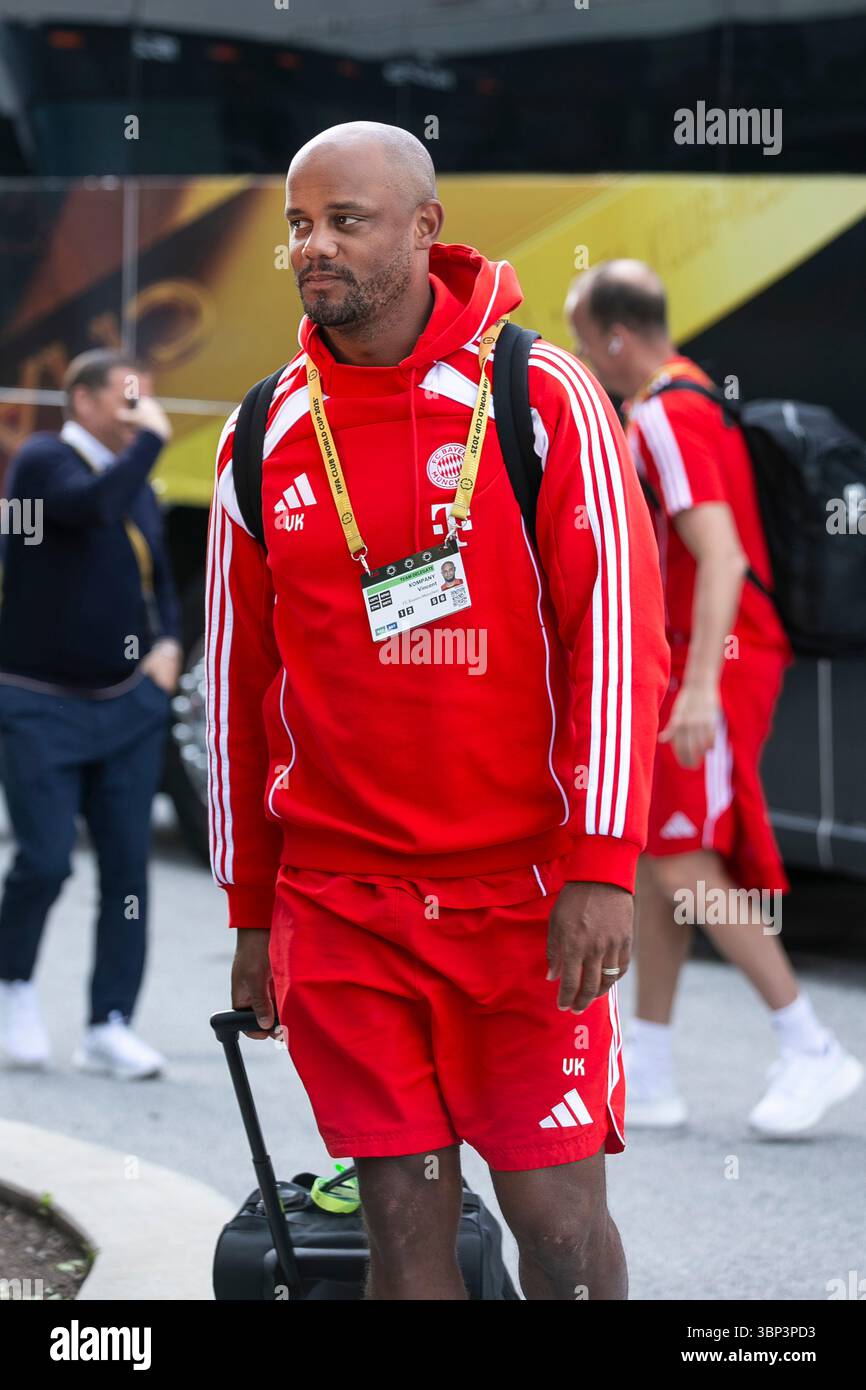 FC Bayern Munich head coach Vincent Kompany arrives before the FIFA ...