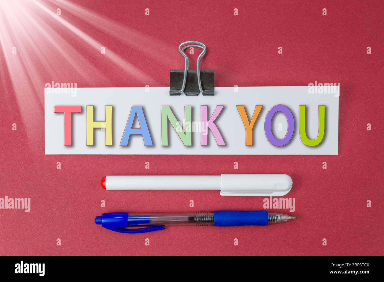 Thank on red label hi-res stock photography and images - Alamy