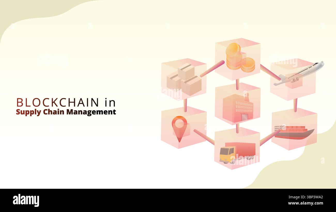 Concept blockchain technology Stock Vector Images - Alamy