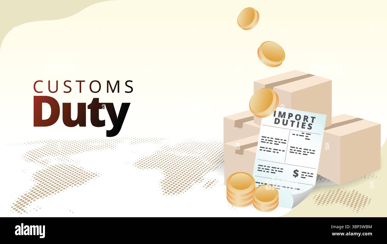 Tax and customs service Stock Vector Images - Alamy