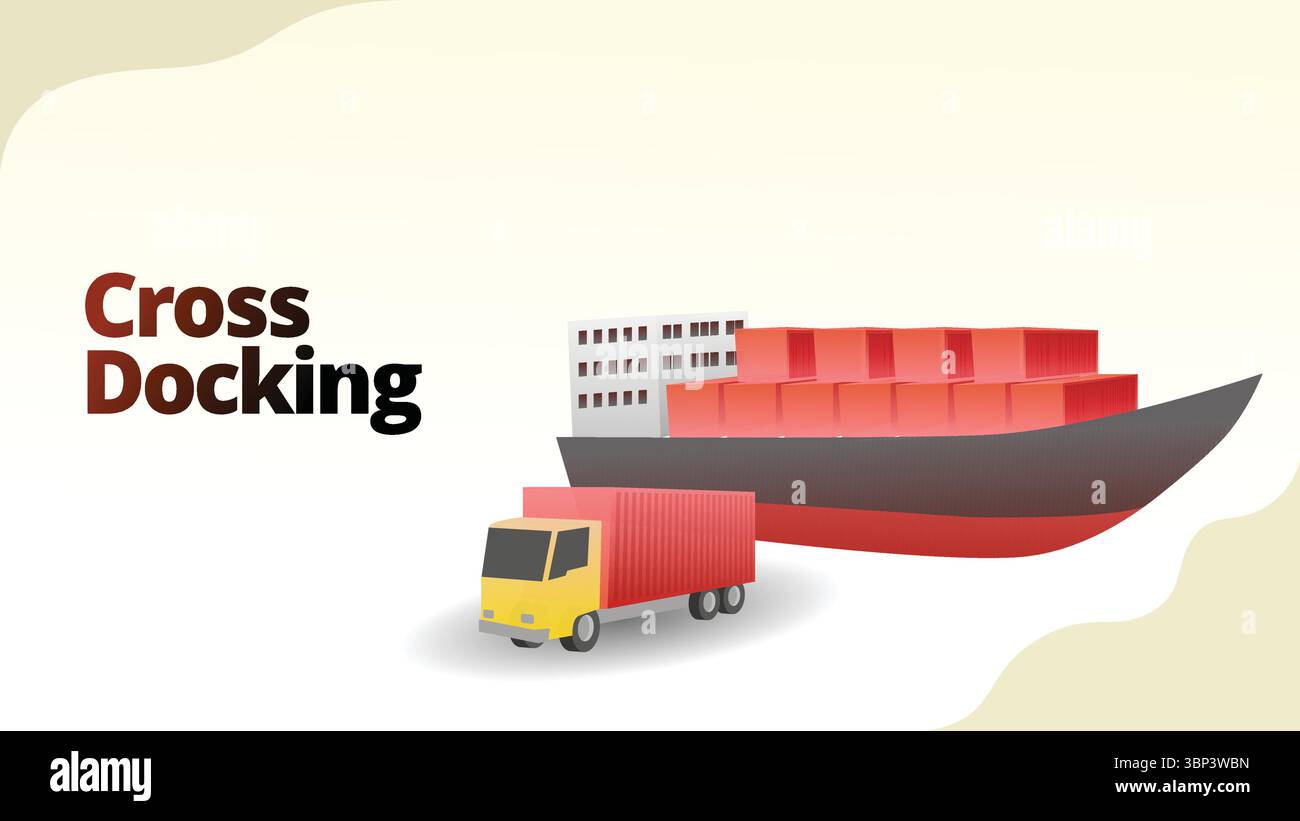 Truck docking Stock Vector Images - Alamy