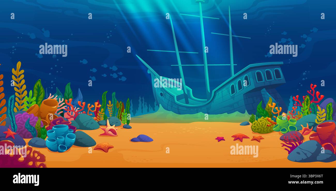 Sand seafloor Stock Vector Images - Alamy