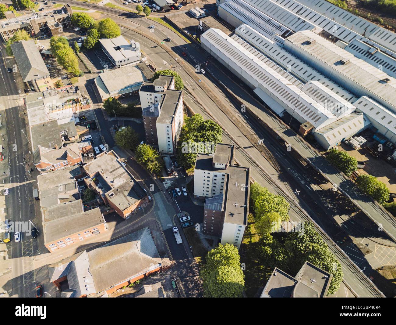 Gateshead UK: 10th May 2025: Office tower blocks in Gateshead City ...