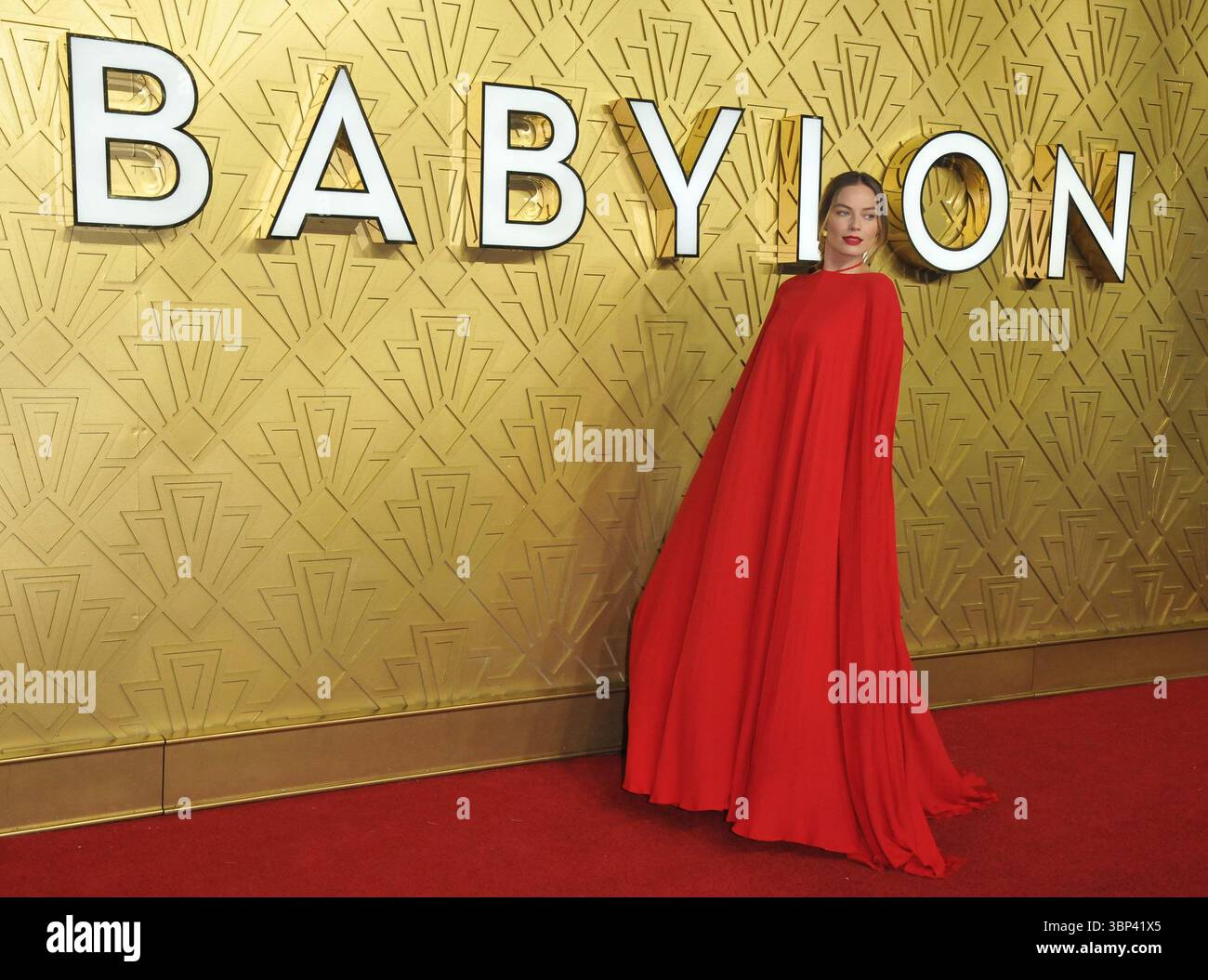 Margot Robbie at the "Babylon" UK film premiere, Odeon BFI Imax, 1 ...