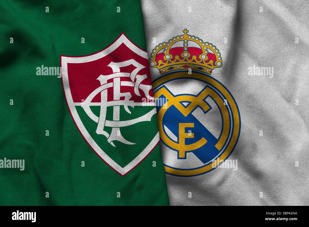 Pringsewu, Lampung; July 06, 2025; Fluminense football club fabric ...