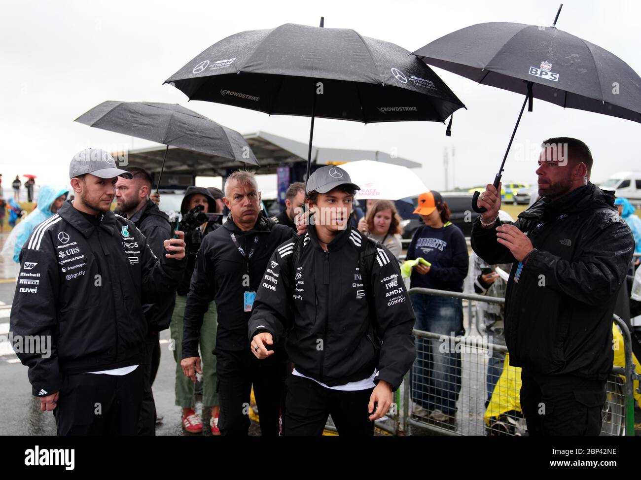 Mercedes driver Andrea Kimi Antonelli ahead of the British Grand Prix ...