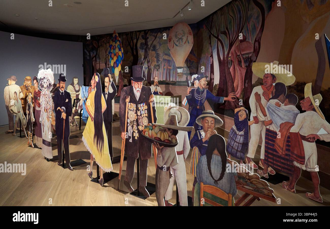 Dream of a Sunday afternoon in the Alameda Central, 1947, Diego Rivera ...