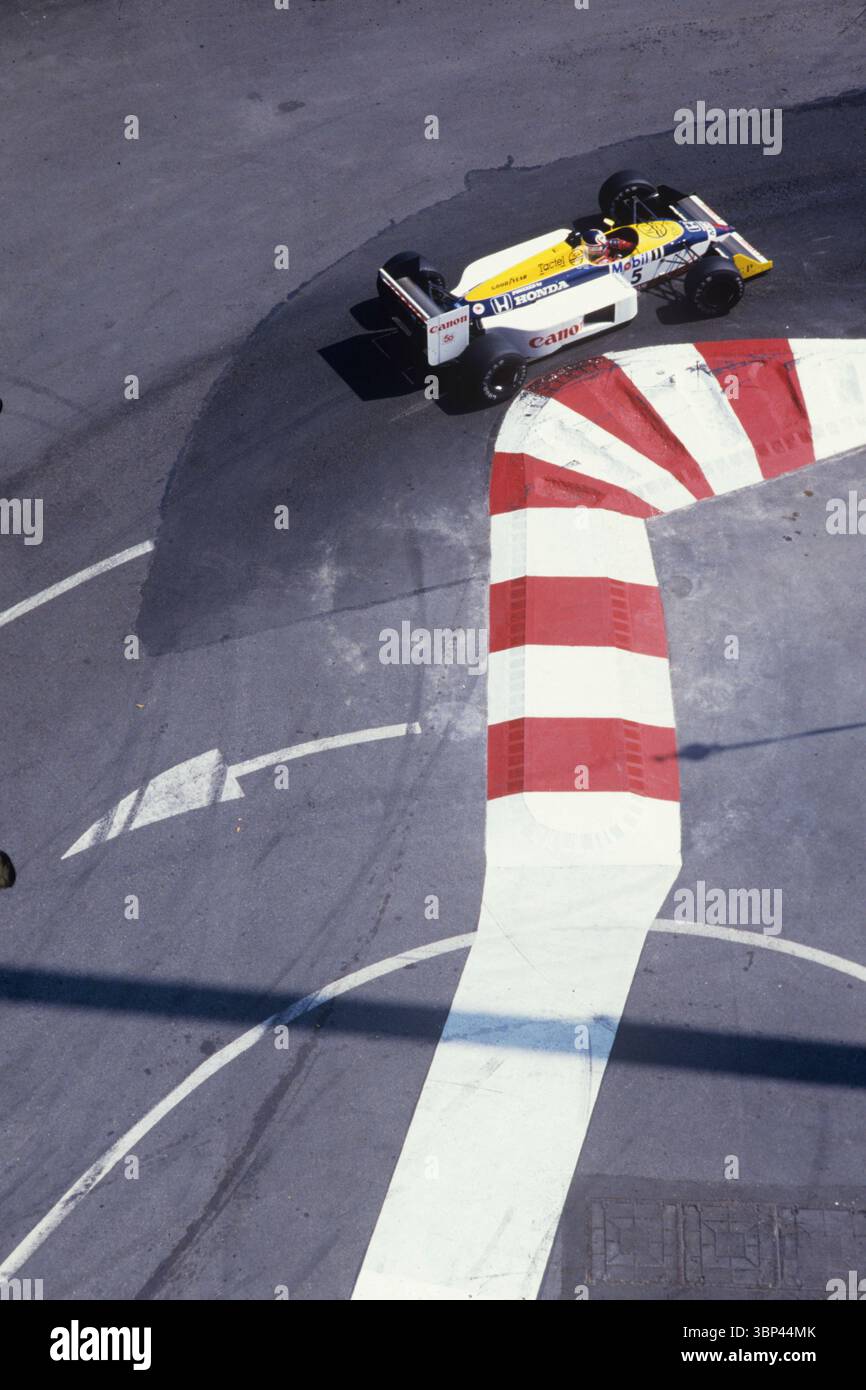 Nigel Ernest James Mansell at The 1987 Monaco Grand Prix took which took place on May 31, 1987 ...