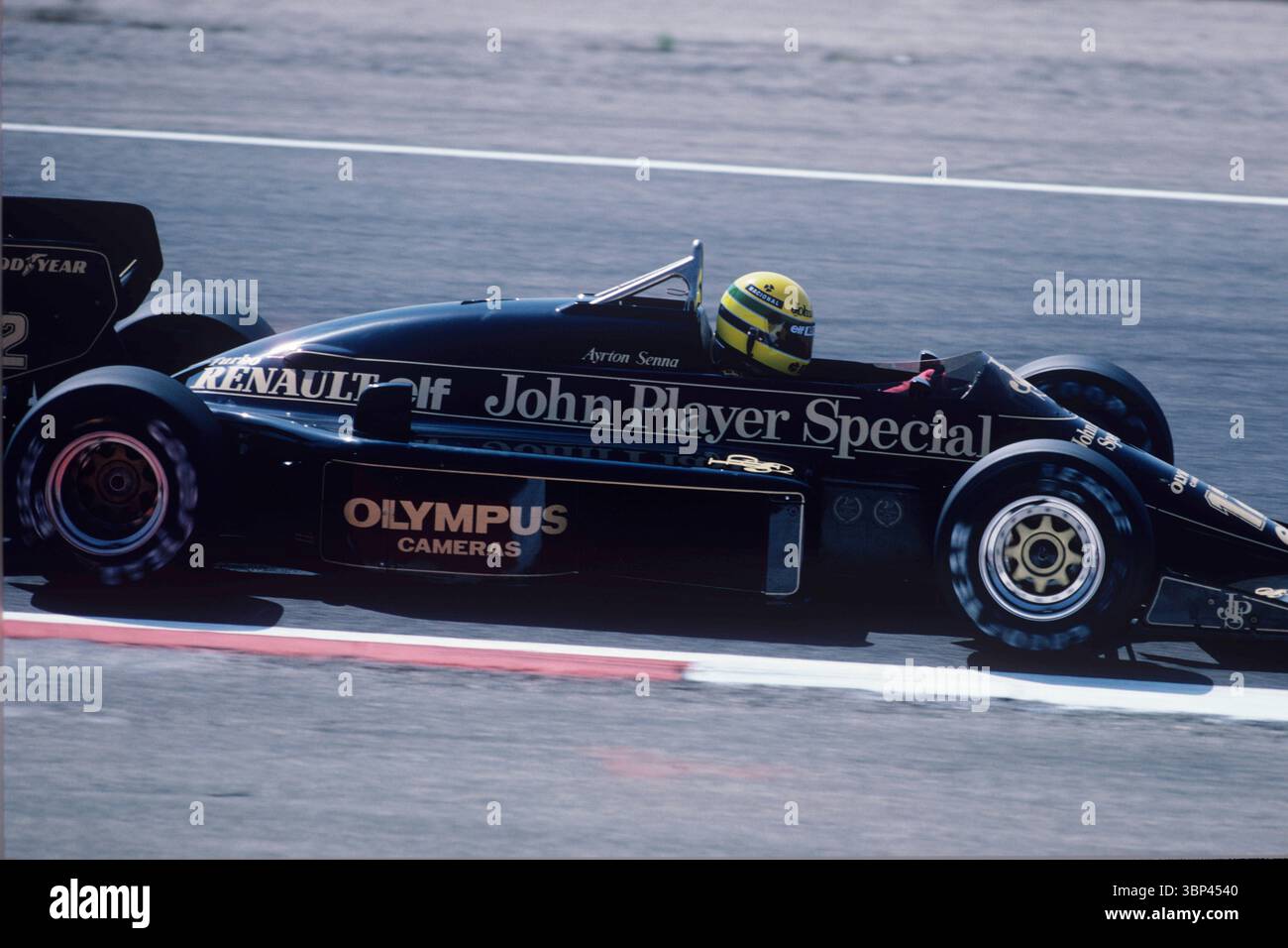 Ayrton Senna da Silva at the French Grand Prix 1985 at Circuit Paul ...