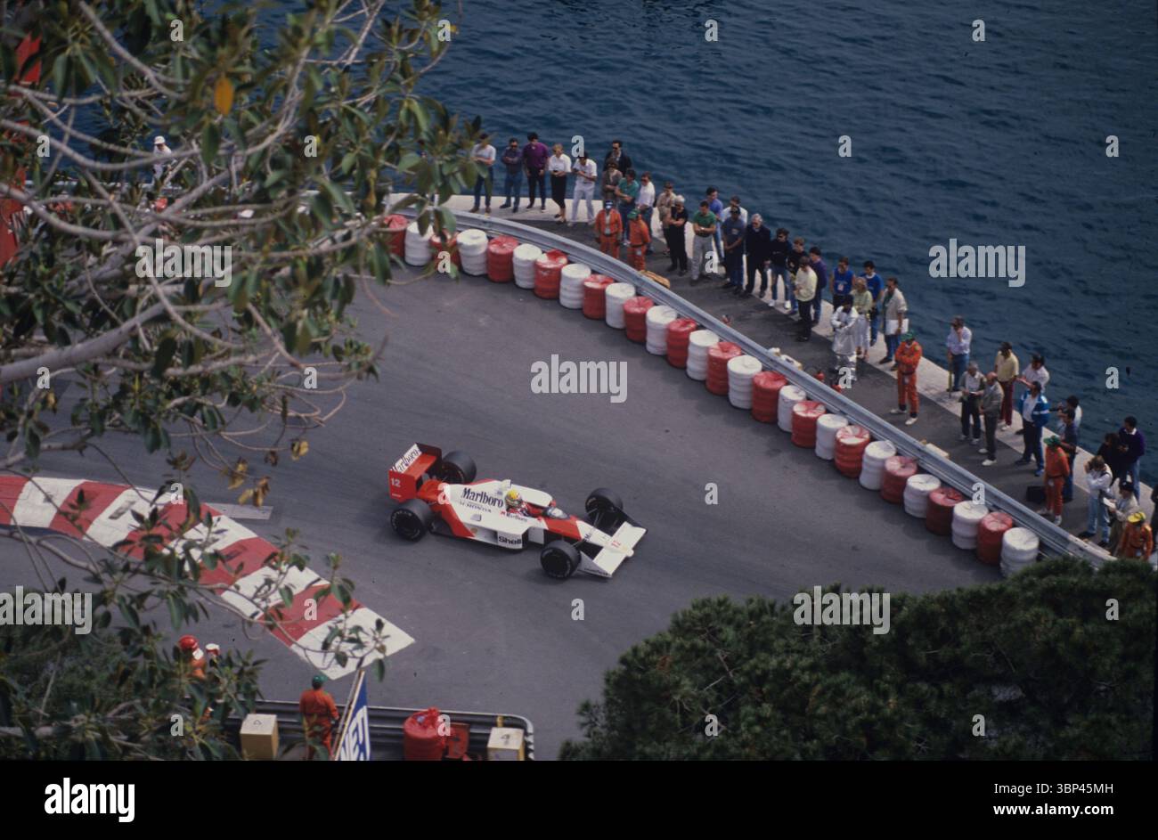 Ayrton Senna In the 1988 Monaco Grand Prix, Ayrton Senna's driver ...