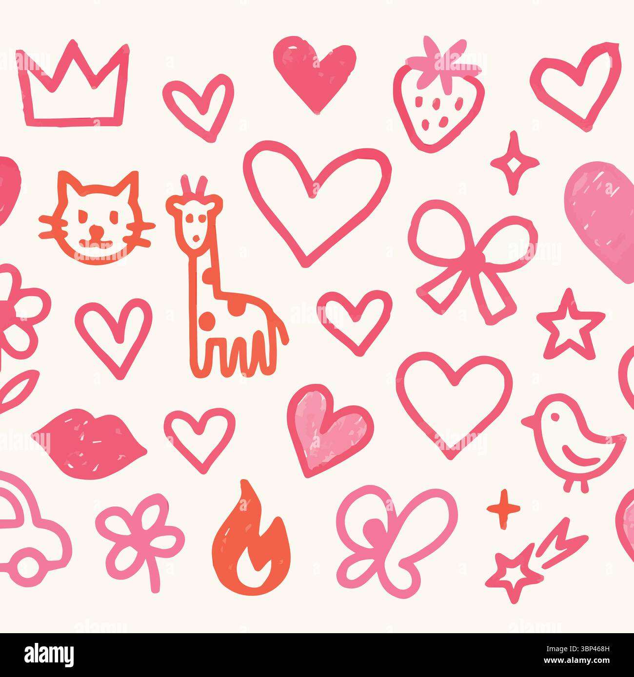 Creative doodle set featuring Stock Vector Images - Alamy