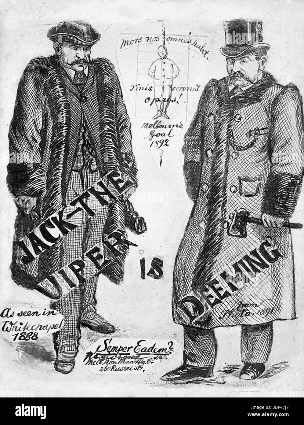 An illustration speculating on the connection between Frederick Bailey ...