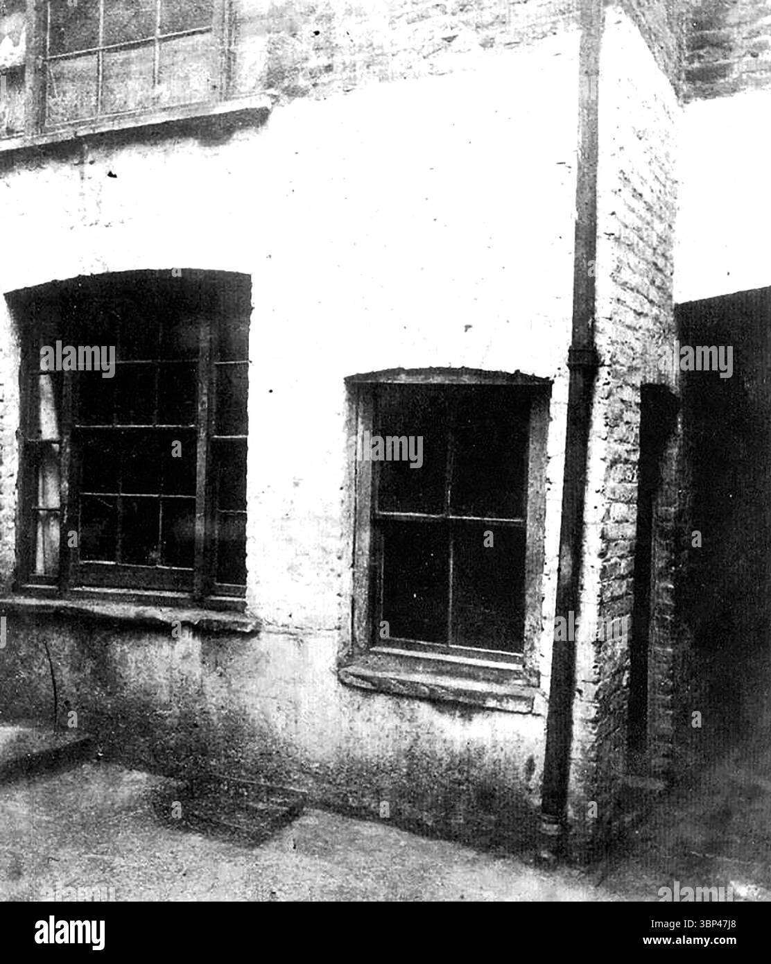 A photograph of 13 Miller's Court (now 26 Dorset Street), the room ...