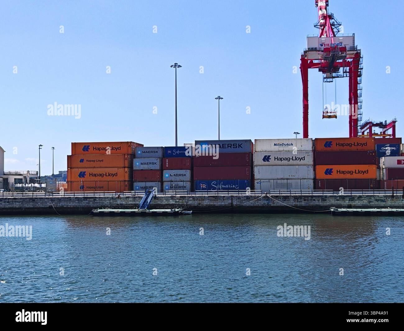 ship container for transportation of cargo used in logistics and onward ...