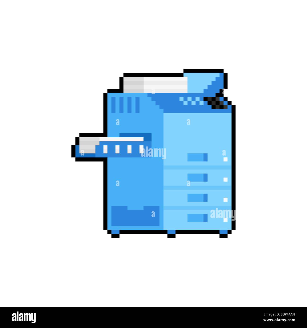 Scanner flat art Stock Vector Images - Alamy