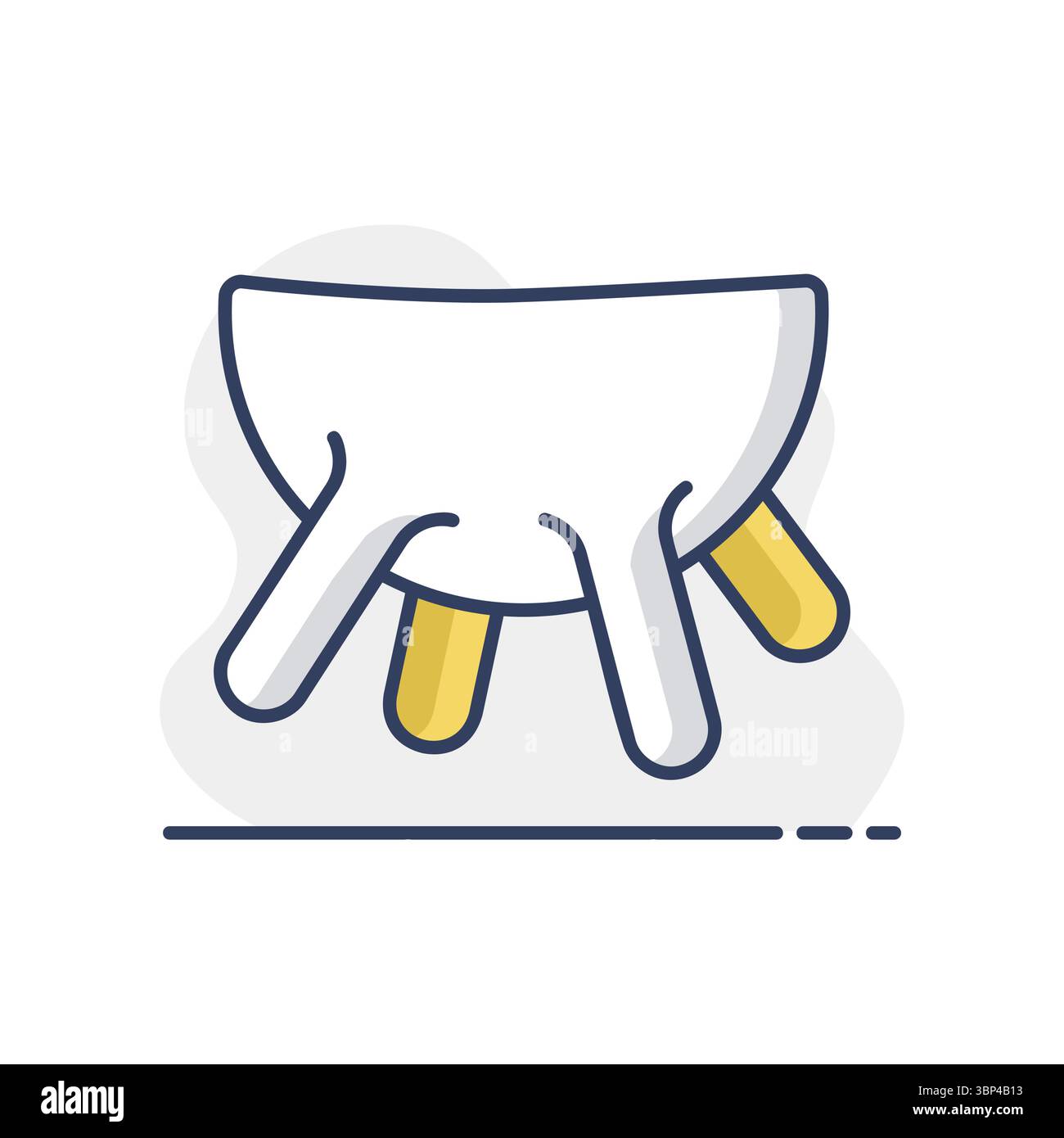 Cow udder vector icon. Dairy product sign. Graph symbol for cooking web ...