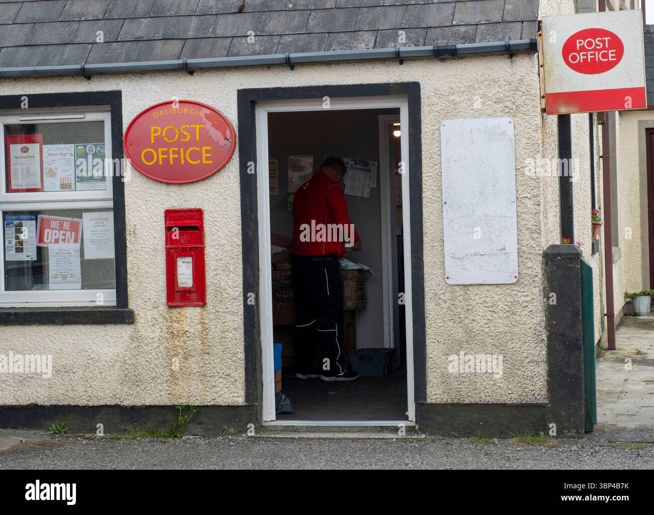 Daliburgh Post office (oifig an phoist) South Uist Outer Hebrides ...