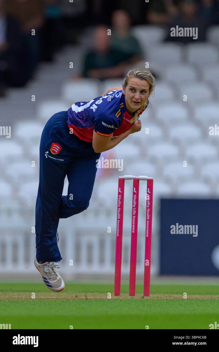 Kia Oval, London July 06 2025 Kate Coppack (11 Essex CCC) during the ...