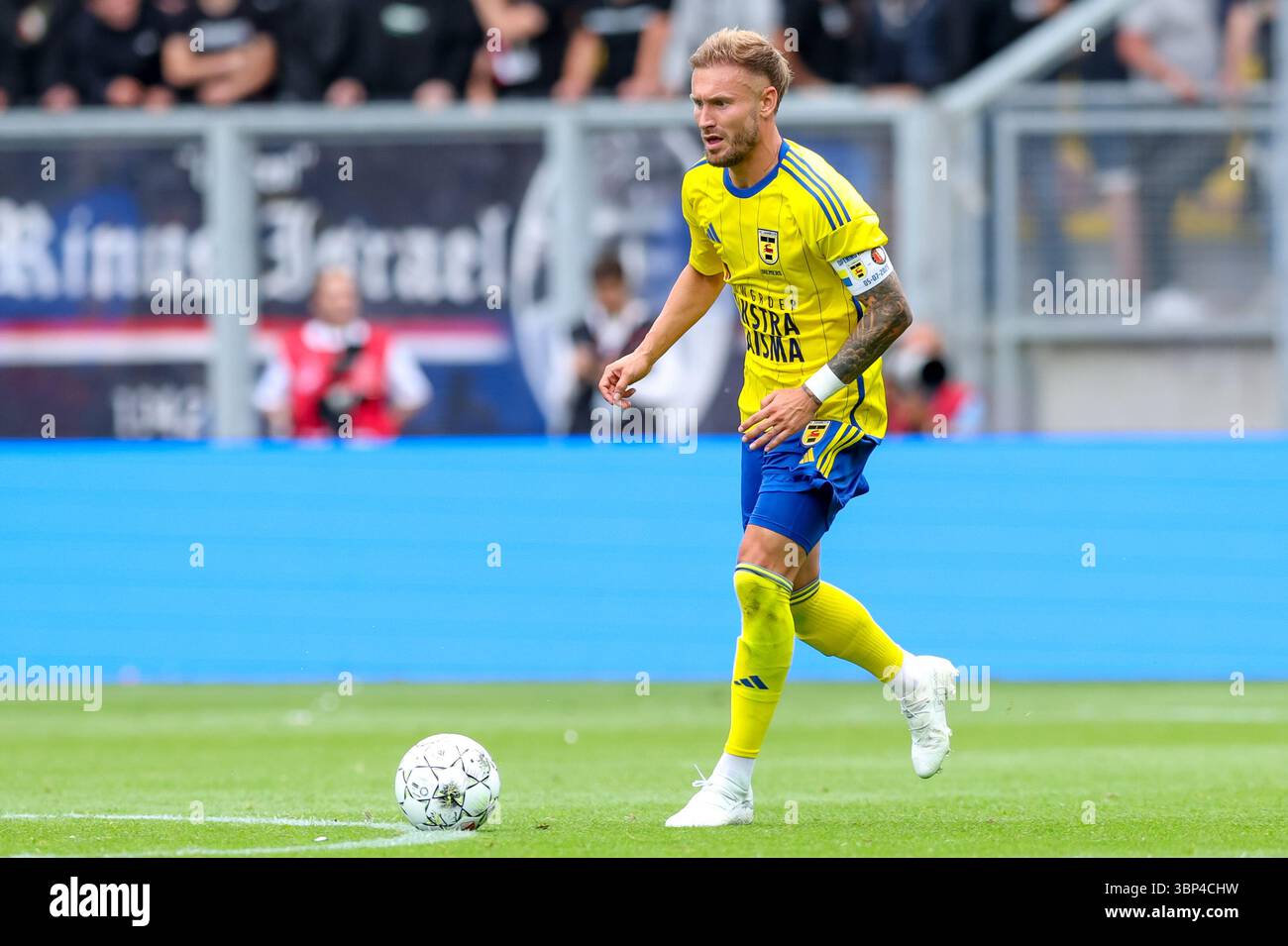 LEEUWARDEN, NETHERLANDS - JULY 5: Mark Diemers of SC Cambuur runs with the ball during the Pre ...