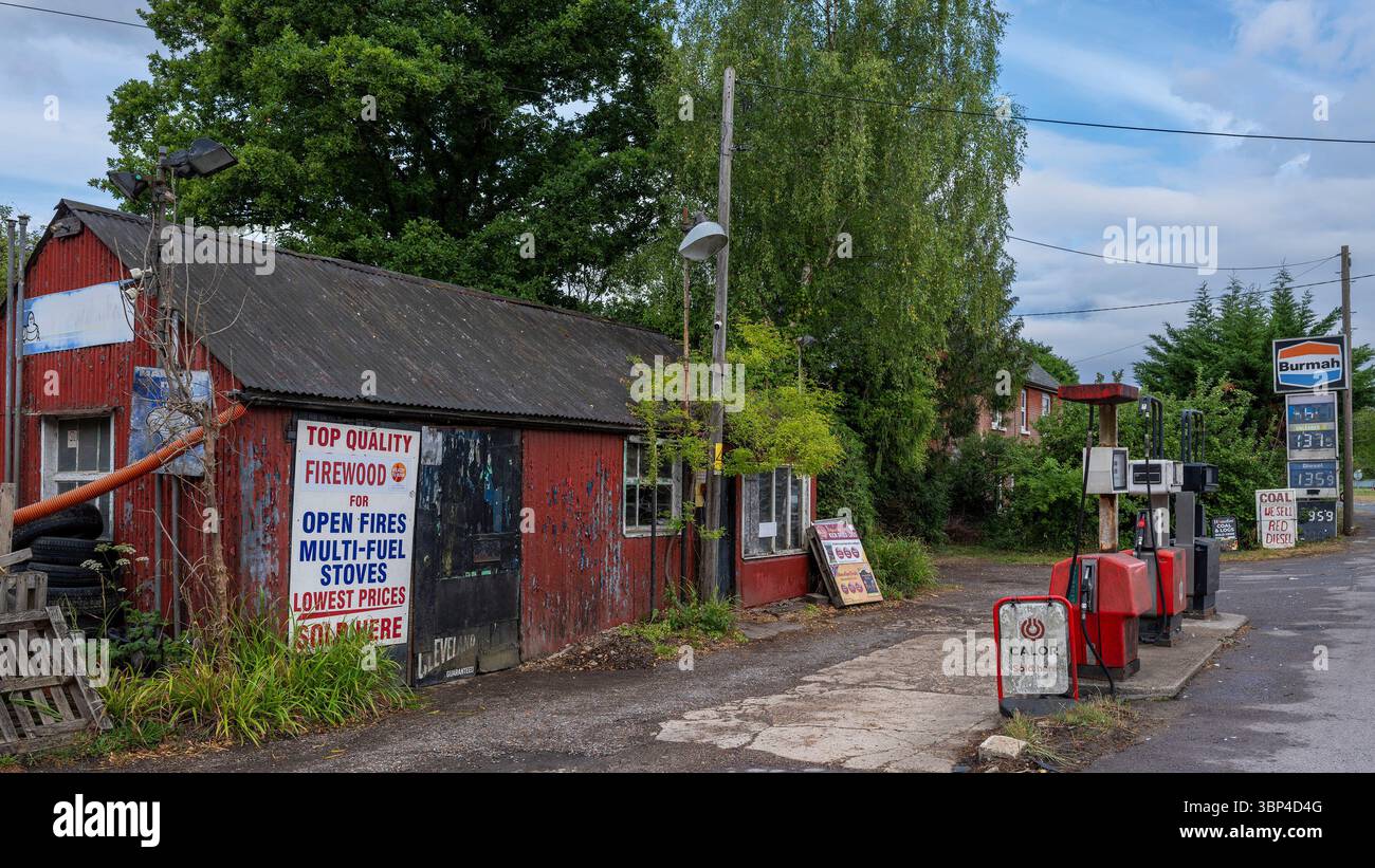 Old Petrol Station, A36, West Wellow, Hampshire, England, United ...