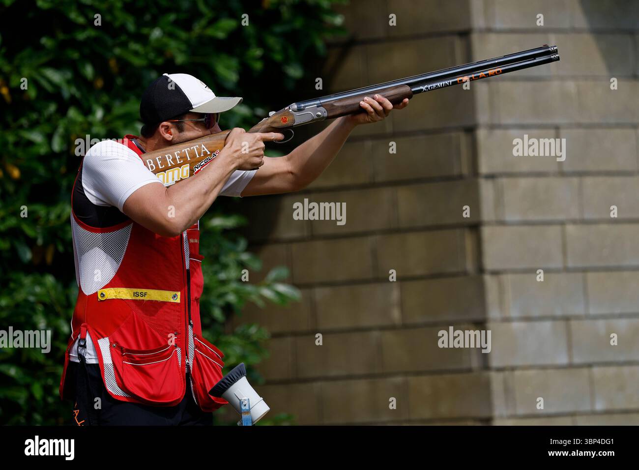 Pacheco Espinosa Nicolas of Team Peru competes in the Shooting Skeet ...
