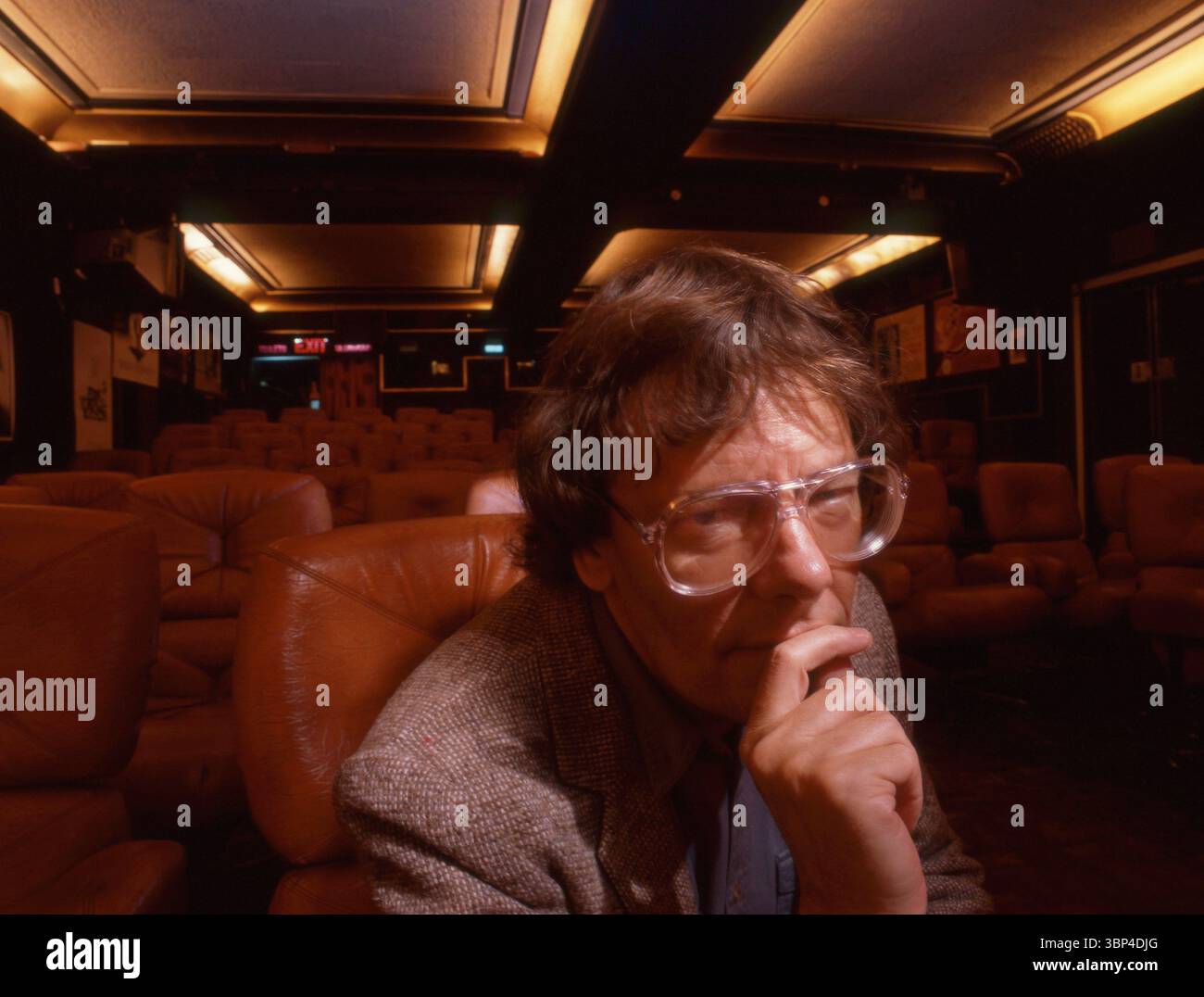 Portrait of Film Critic and Historian Derek Malcolm in London in the ...