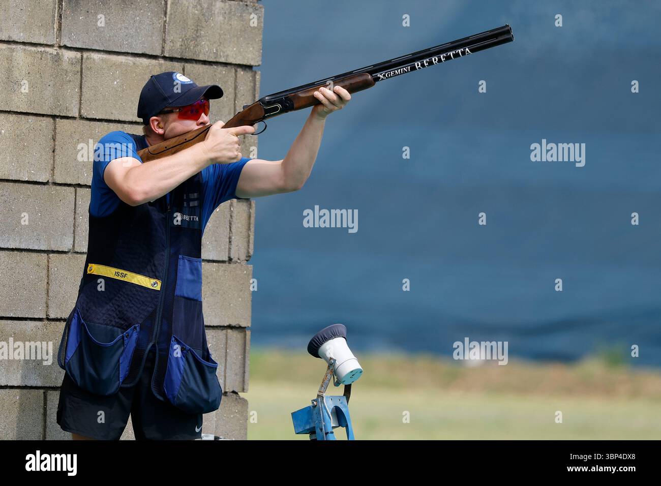 Kallioinen Eetu of Team Finland competes in the Shooting Skeet Men's ...