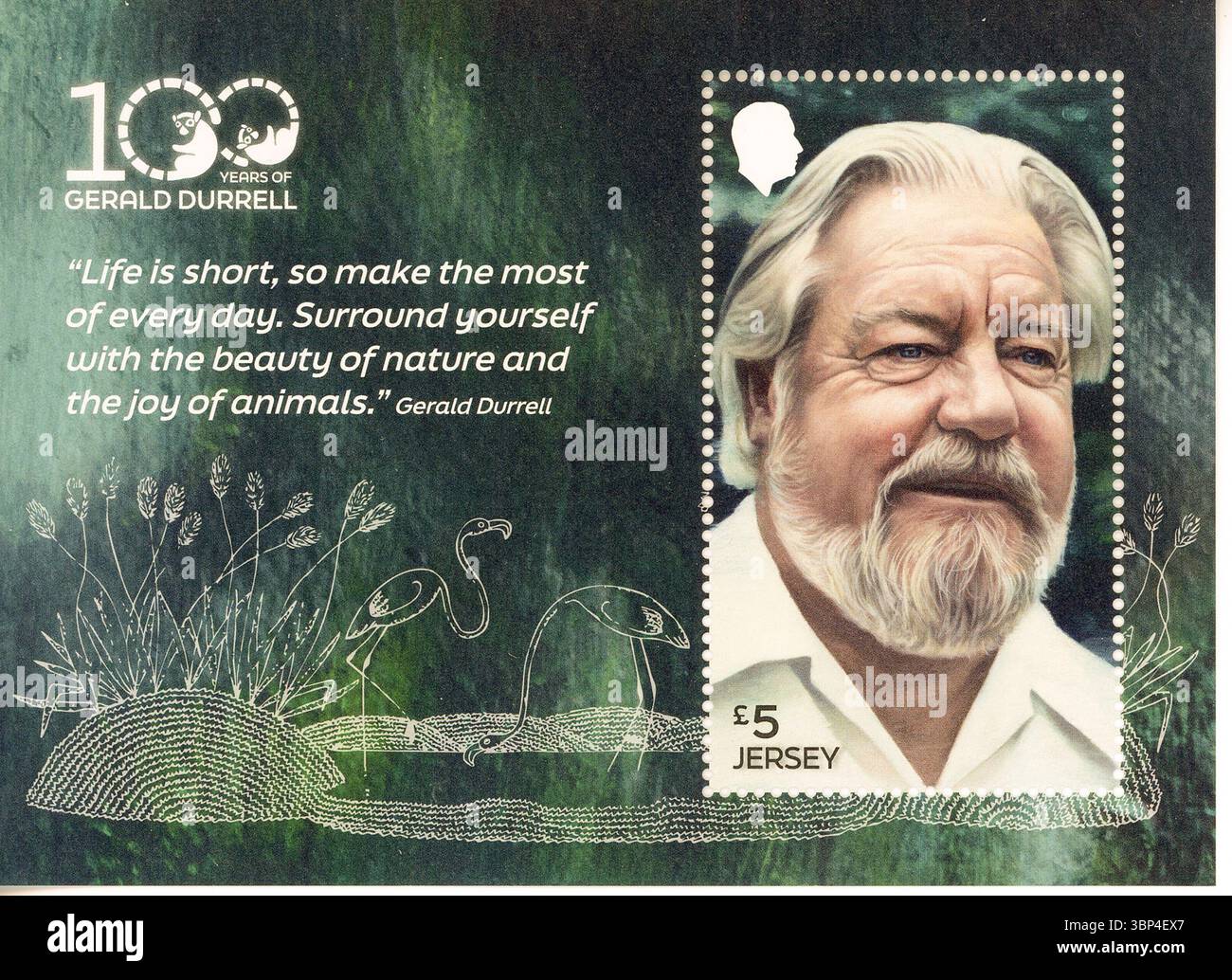 100 Years of Gerald Durrell: Conservation stamps issued Jersey Post to ...