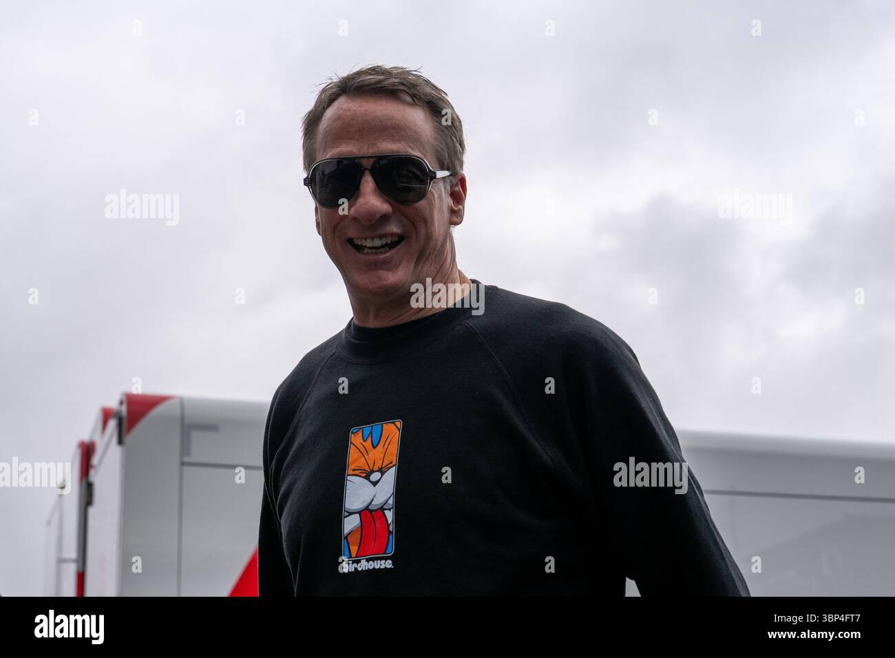 Towcester, UK. 06th July, 2025. American Skater and entrepreneur, Tony ...