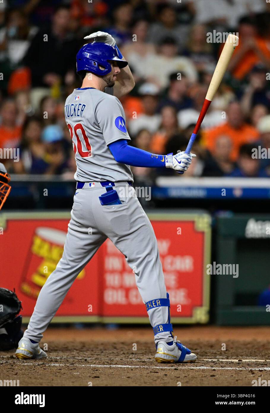 Chicago Cubs right field Kyle Tucker (30) in the seventh inning during ...