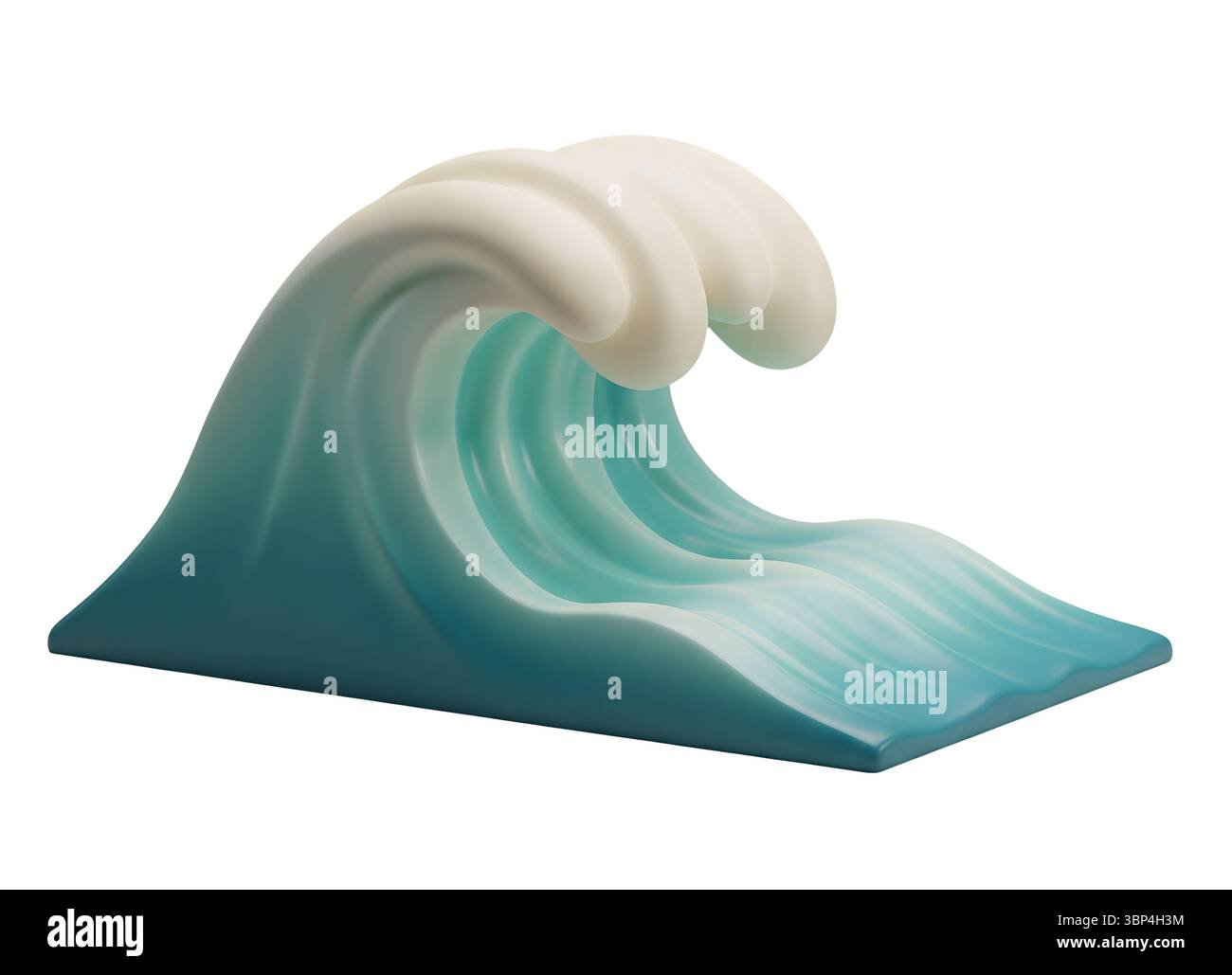 minimalist 3D rendering in a soft and smooth renderer Stock Photo - Alamy