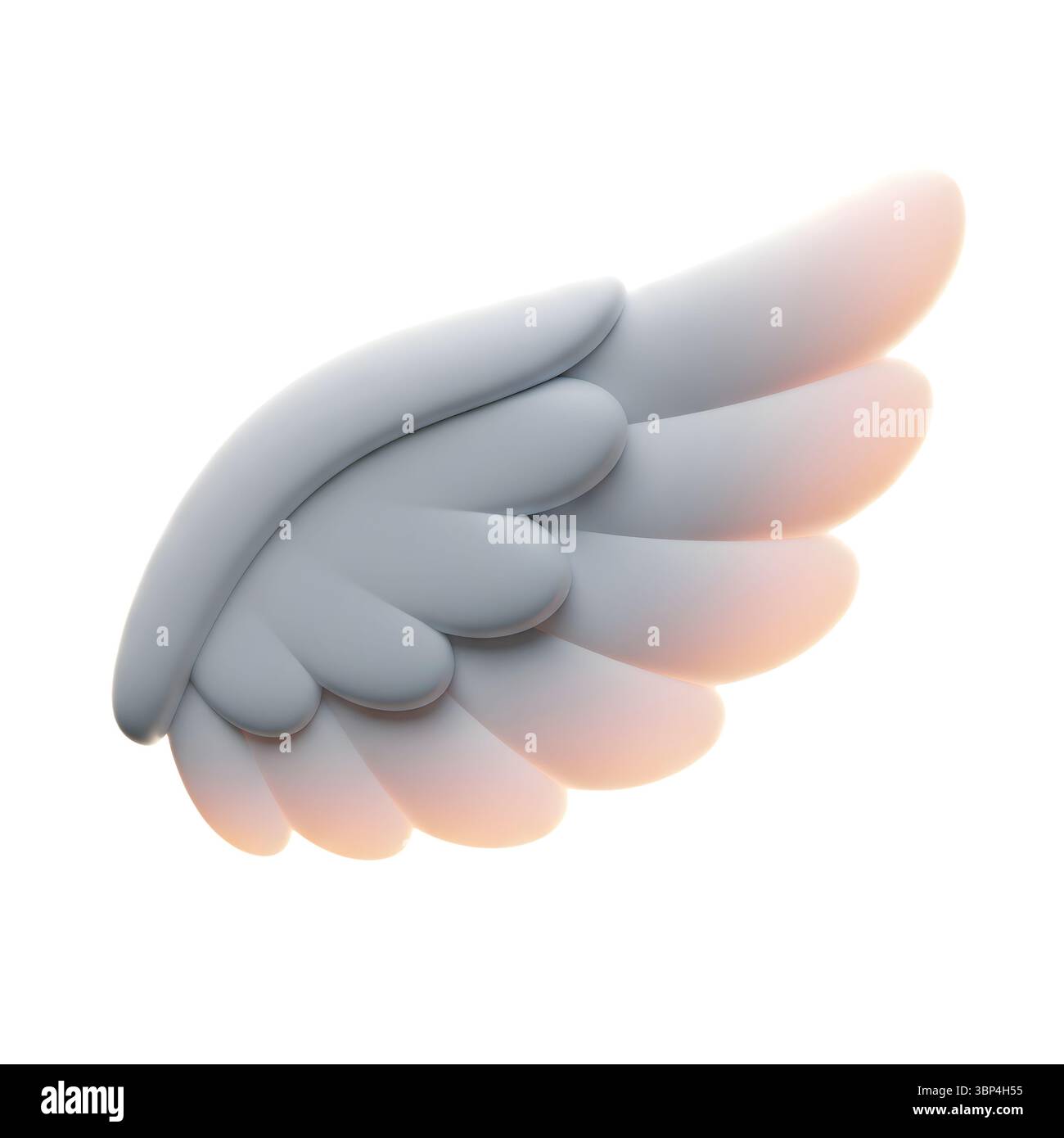 minimalist 3D rendering in a soft and smooth renderer Stock Photo - Alamy