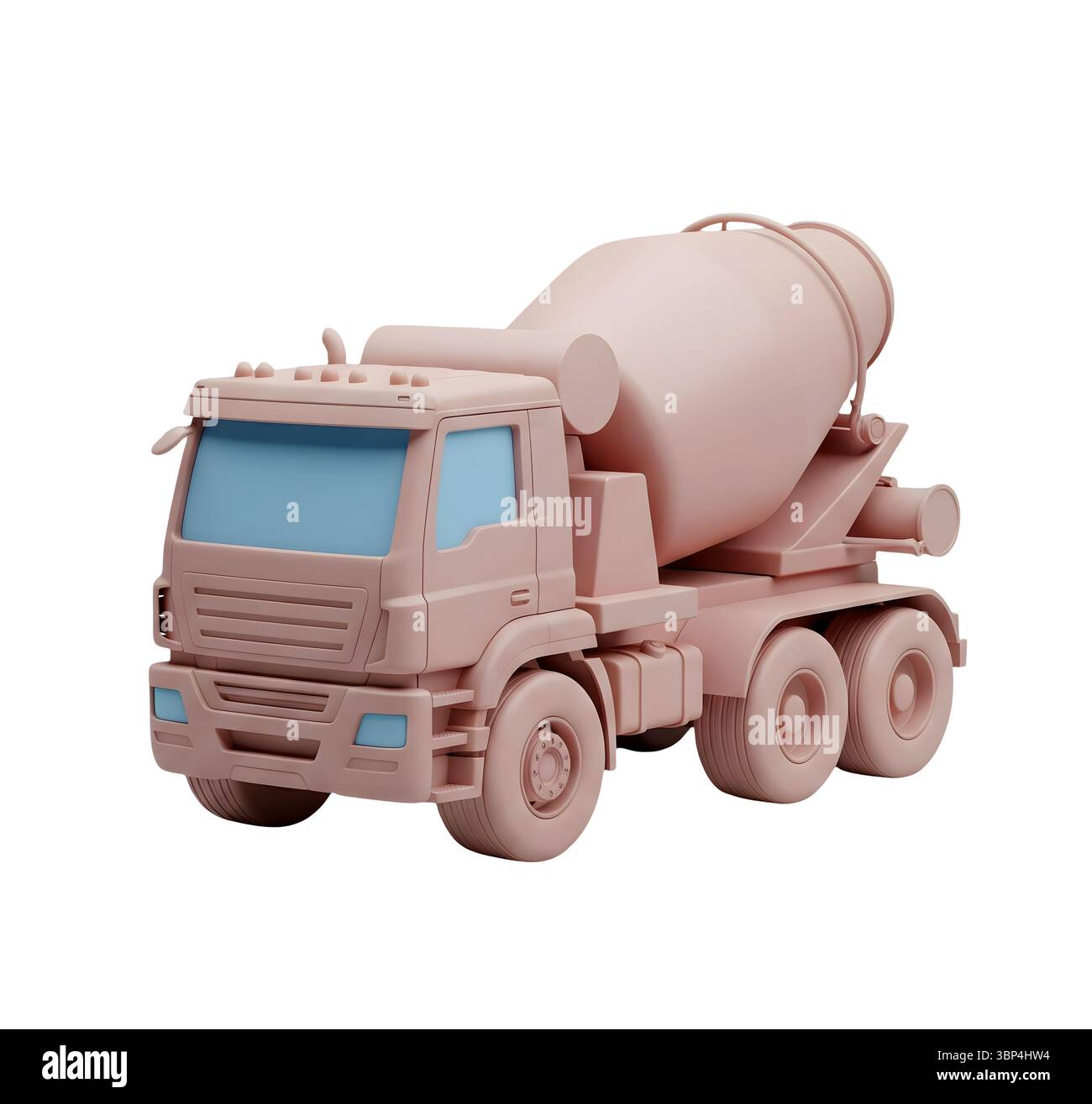 minimalist 3D rendering in a soft and smooth renderer Stock Photo - Alamy