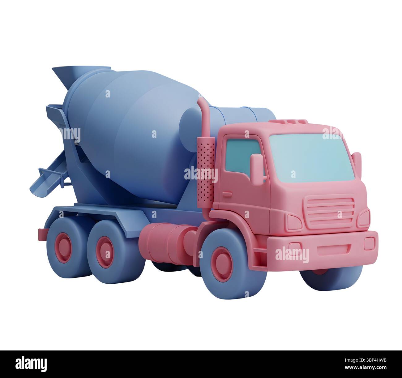 minimalist 3D rendering in a soft and smooth renderer Stock Photo - Alamy