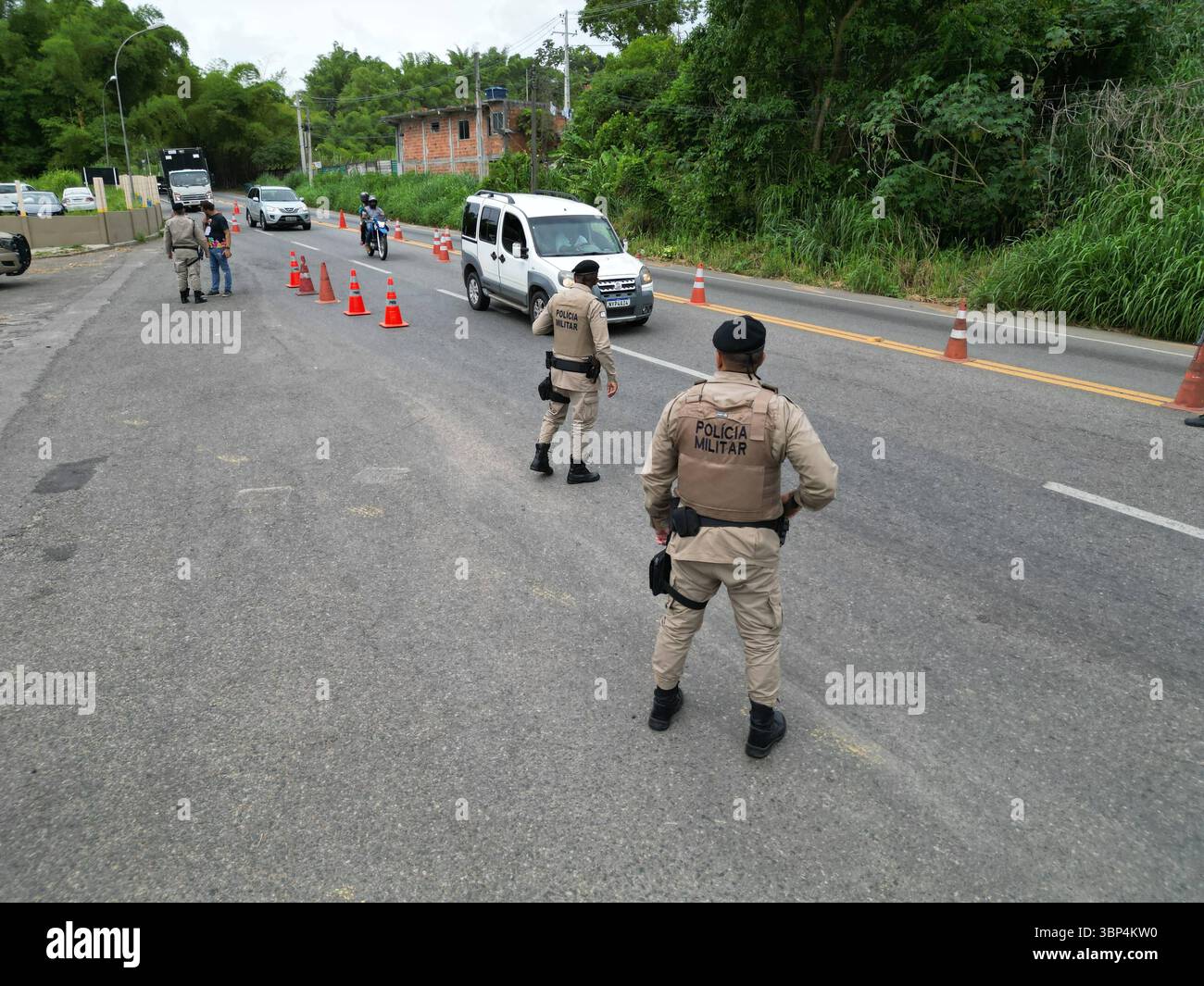 highway police approach highway police, bahia, checkpoint, approach ...